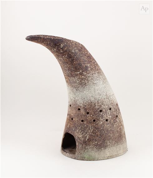 Abdo Nagi | a large sculptural horn shaped candleholder | MutualArt