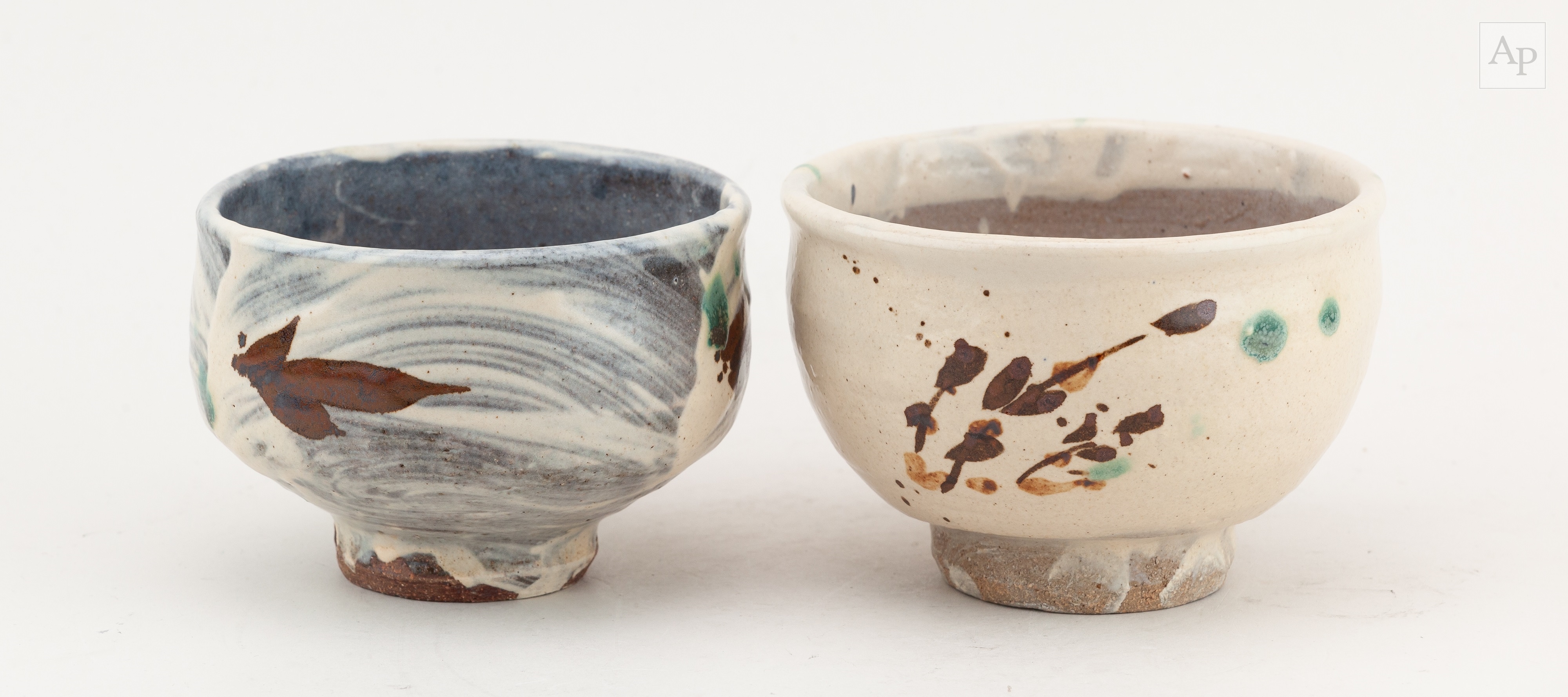 Jim Malone | two stoneware chawan | MutualArt