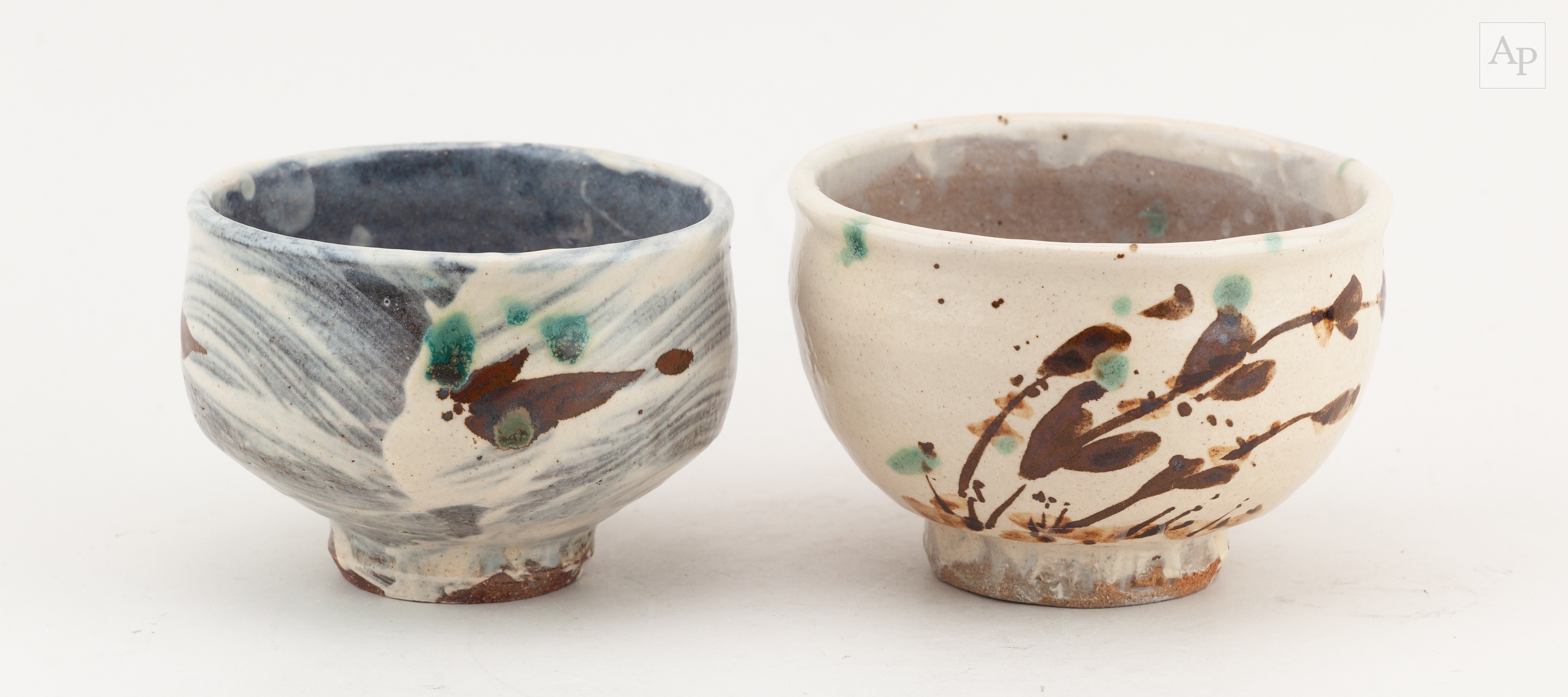 Jim Malone | two stoneware chawan | MutualArt