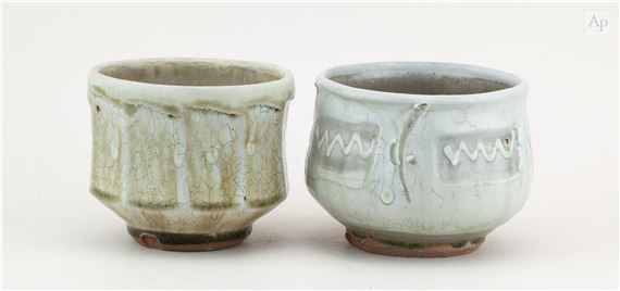 Mike Dodd | a stoneware bowl covered in pale grey glaze with raised ...