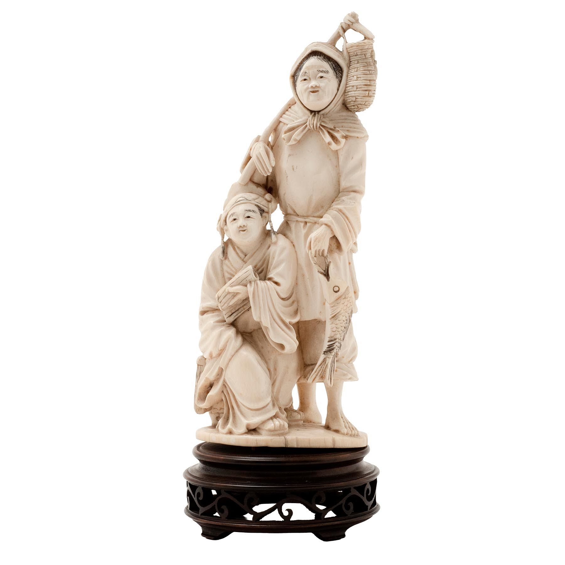 Chinese School, 20th Century | ESCRIBANO Y ANCIANA PESCADORA | MutualArt
