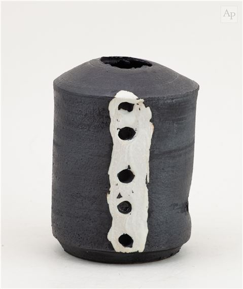 Dan Kelly | a cylindrical stoneware vessel | MutualArt
