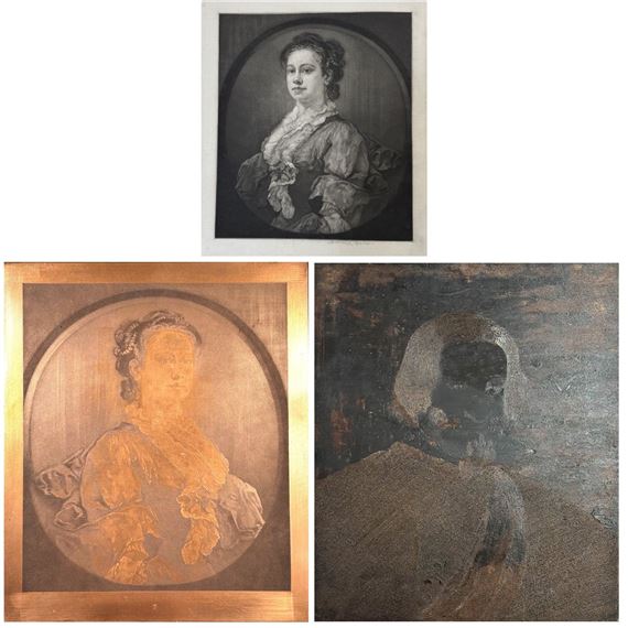 Sparks Nathaniel | After William Hogarth - Portrait of his sister ...