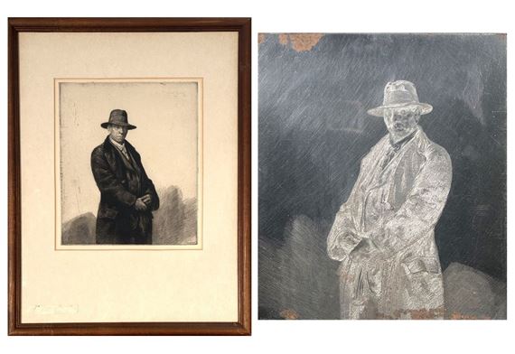 Nathaniel Sparks | Portrait of a Man (1929) | MutualArt