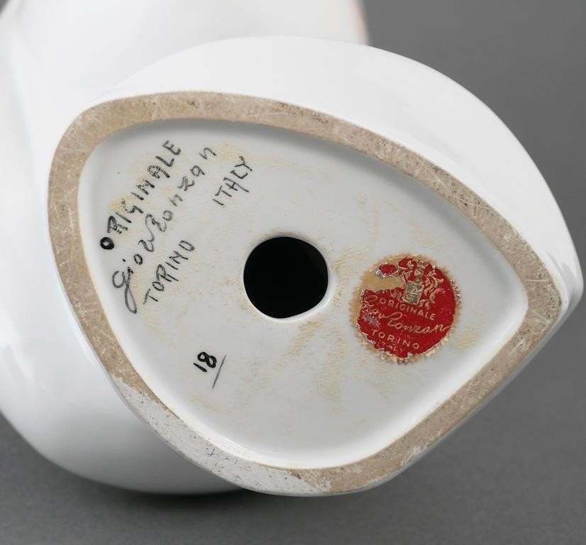 Giovanni Ronzan | GIOVANNI RONZAN ART DECO PORCELAIN BUST | MutualArt