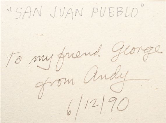Andy Nelson | San Juan Pueblo (1989) | MutualArt
