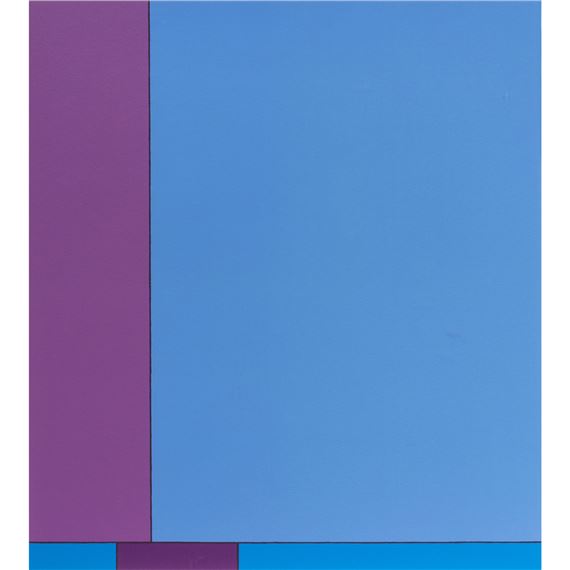 Ludwig Sander | Untitled (Purple and Blue) (Circa 1970) | MutualArt