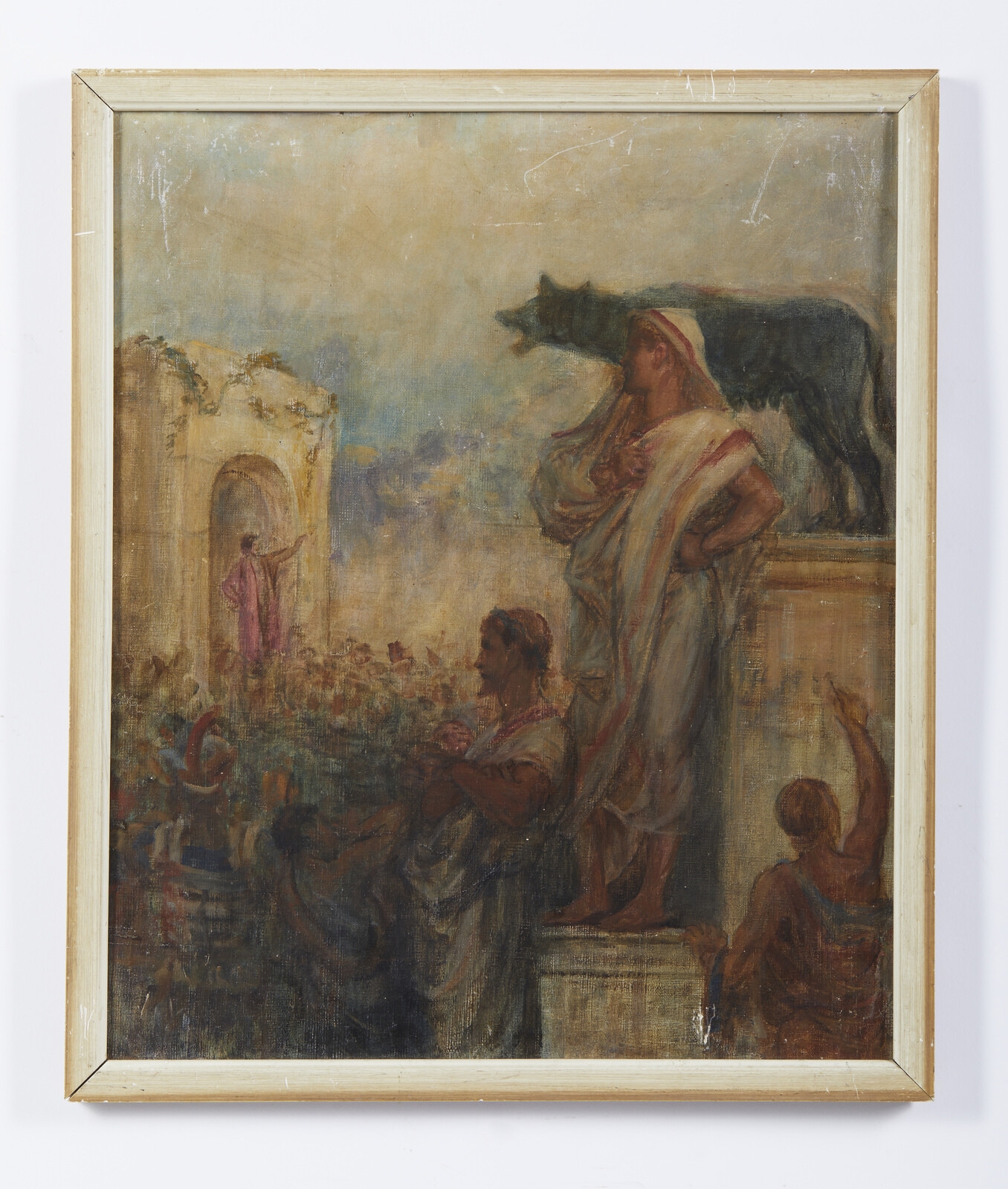 Auguste Francois Gorguet | Scene from ancient Rome | MutualArt