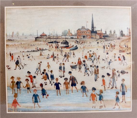 Laurence Stephen Lowry | Foxing Bridge (1943) | MutualArt