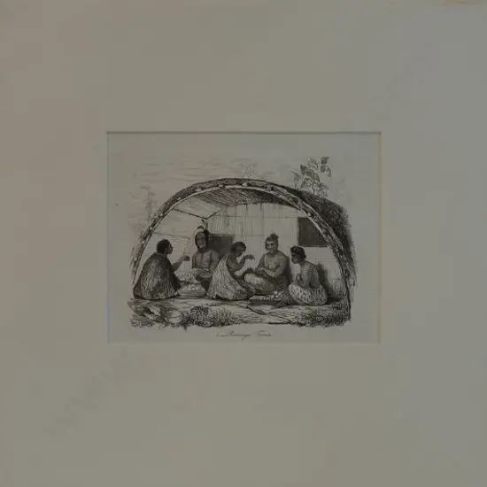 Sainson, Louis de (1800-1874) | Personnages Taboues (Taboo Maori ...