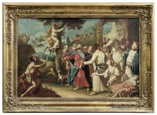 Venetian School, 18th Century | Jesus begegnet Zachäus, Venezianischer ...