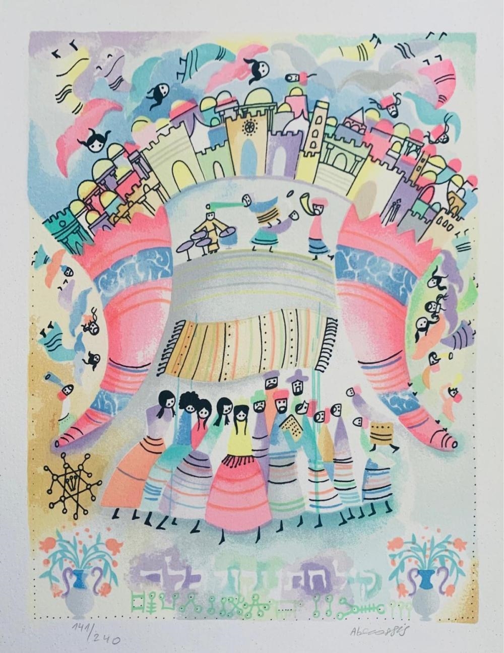 Raphael Abecassis | Raphael Abecassis- Limited edition Serigraph on ...