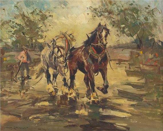 Tony Cardella | Scène de labour | MutualArt