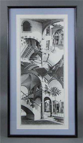 Maurits Cornelis Escher | Up and Down (1947) | MutualArt