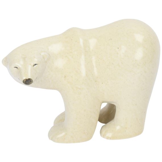Lisa Larson | Figurine of a polar bear from the Skansen series (1976) | MutualArt