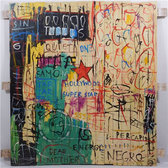 Jean-Michel Basquiat | Riddle Me This, Batman (1987) | MutualArt