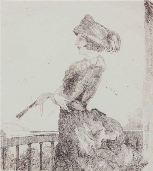 Adrian George Feint | The Balcony (1982) | MutualArt