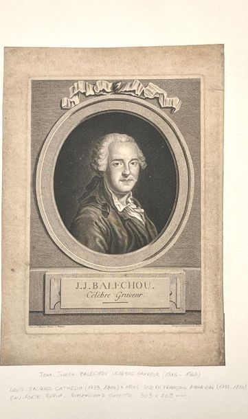 Louis-Jacques Cathelin | Portrait of Jean-Joseph Balechou | MutualArt