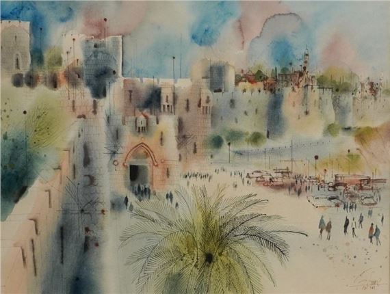 Shmuel Katz | Jaffa Gate | MutualArt