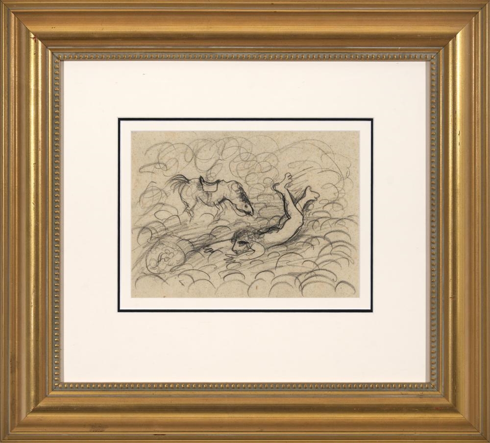David Boyd | Wanderer with Horse, 1969 (1969) | MutualArt