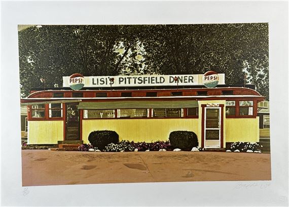 John Baeder | Lisi's Pittsfield Diner (1980) | MutualArt