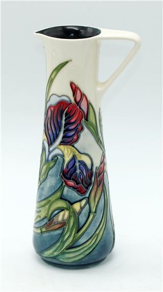 Rachel Bishop | 1996 Moorcroft IRIS pattern ewer vase | MutualArt