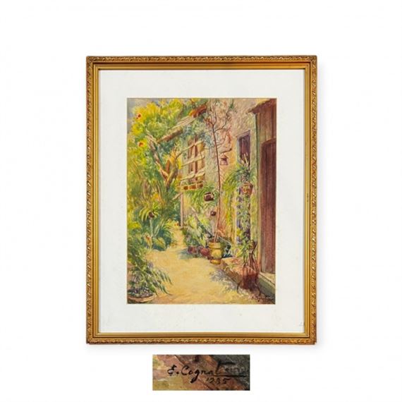 Edgar Cognat | Vista de Quintal de Casa (1985) | MutualArt