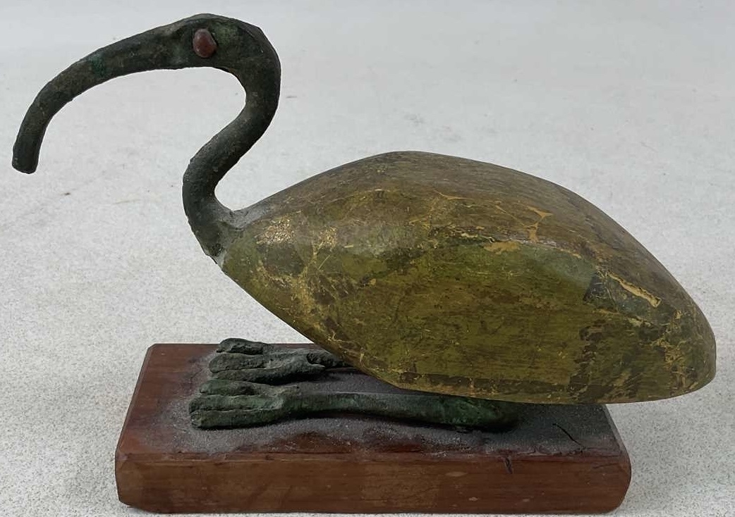 Egyptian School | A rare Egyptian ibis statue (66) | MutualArt
