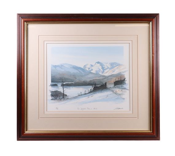 Jeffery Cowton | The Langdale Pikes in Winter | MutualArt