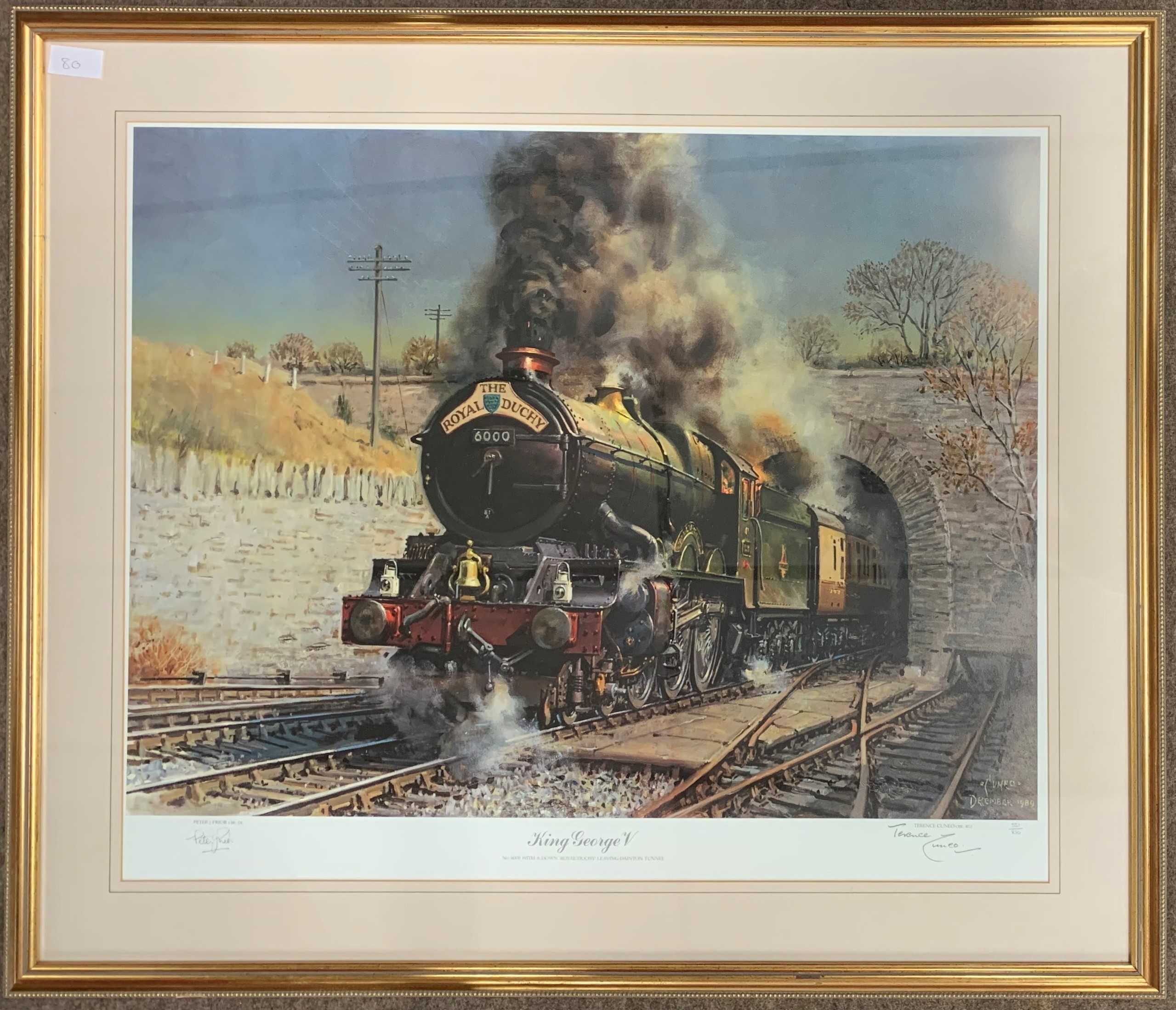 Terence Cuneo | Terence Cuneo Ltd Edition King George V Royal Duchy ...