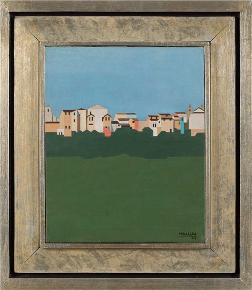 Maluda | Vista com casas (1979) | MutualArt