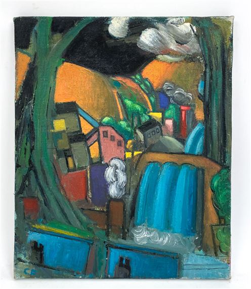 C. Farrell | Industrial Landscape (1970) | MutualArt