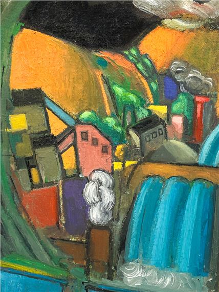 C. Farrell | Industrial Landscape (1970) | MutualArt