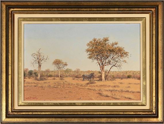 Marthinus Stephanus Koch | Zebra in the Bushveld (1990) | MutualArt