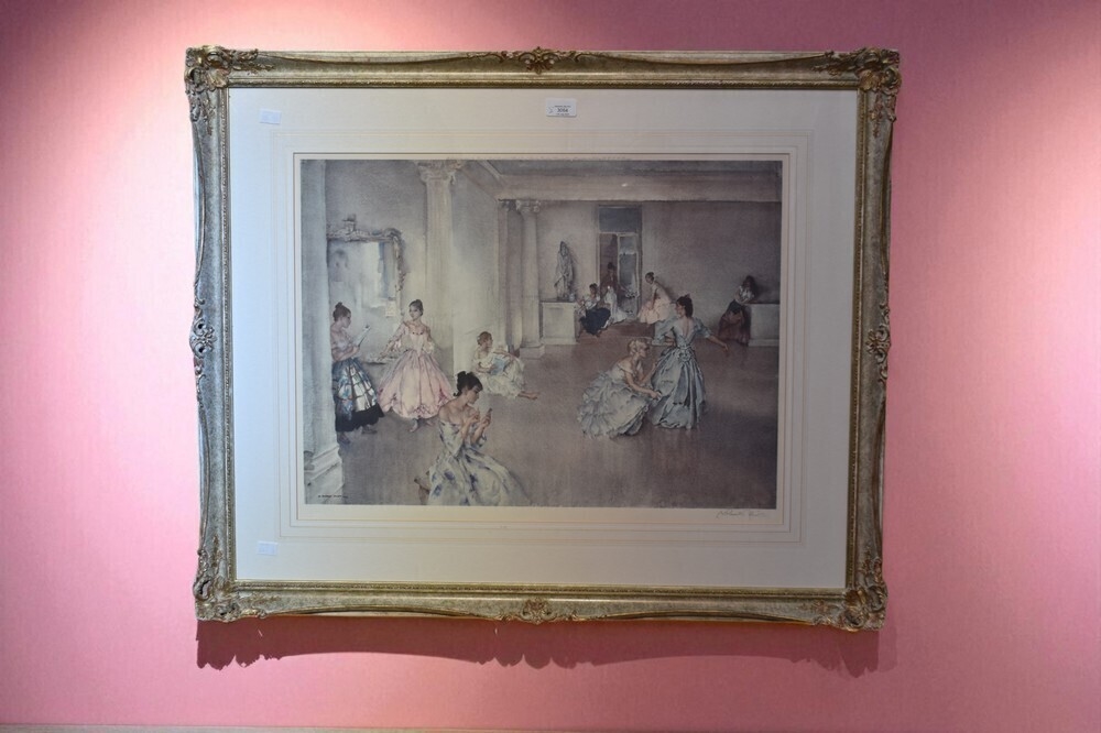 William Russell Flint | Two large signed Russell Flint print of ladies ...