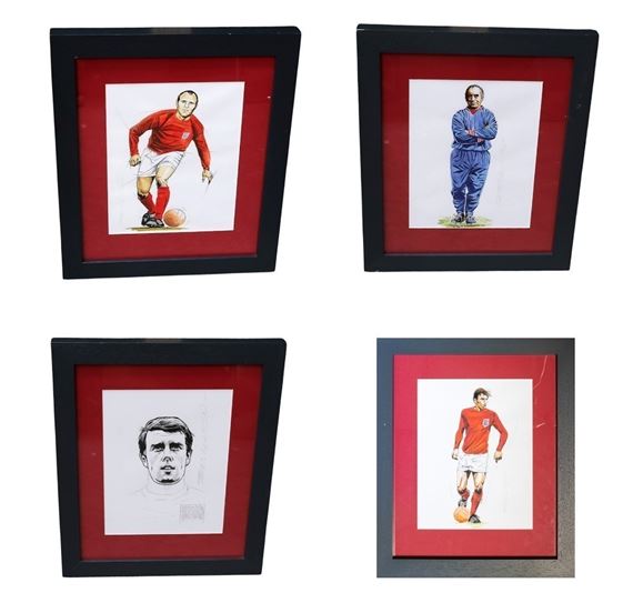 Paul Trevillion | portraits for the Football Walk of Fame | MutualArt