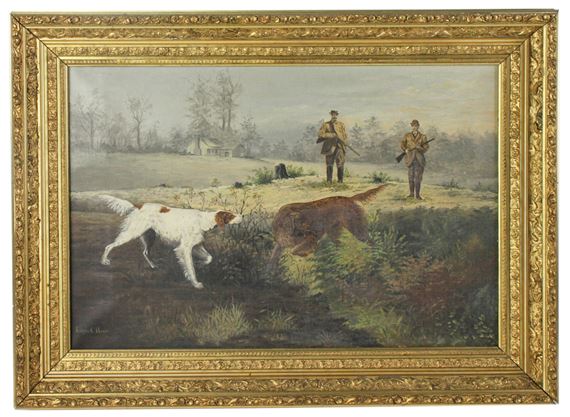 Edgar C. Rowe | Hunters with Dogs | MutualArt