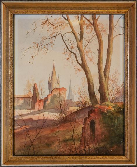 Hanny Franke | Eschenheimer Turm und Peterskirche | MutualArt