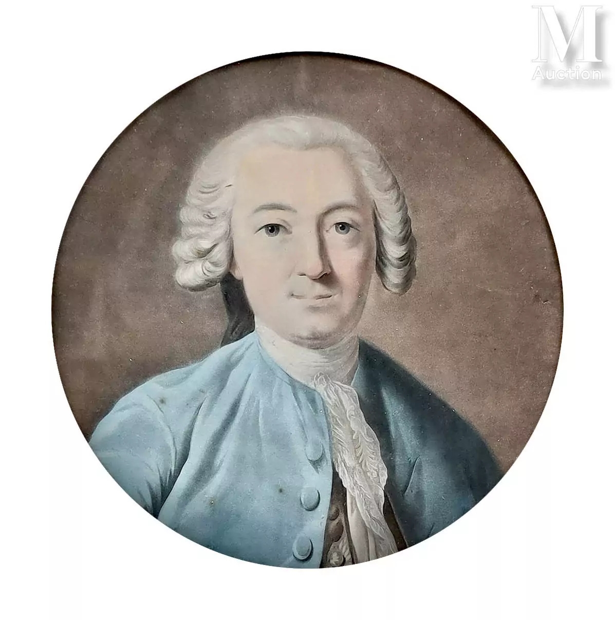 Louis-Michel Van Loo | Portrait de Claude-Adrien Helvétius | MutualArt