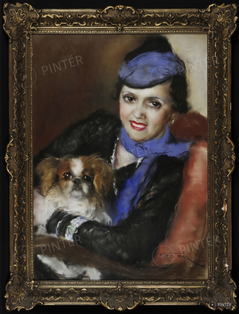 Pal Fried | Lady With Dog | MutualArt