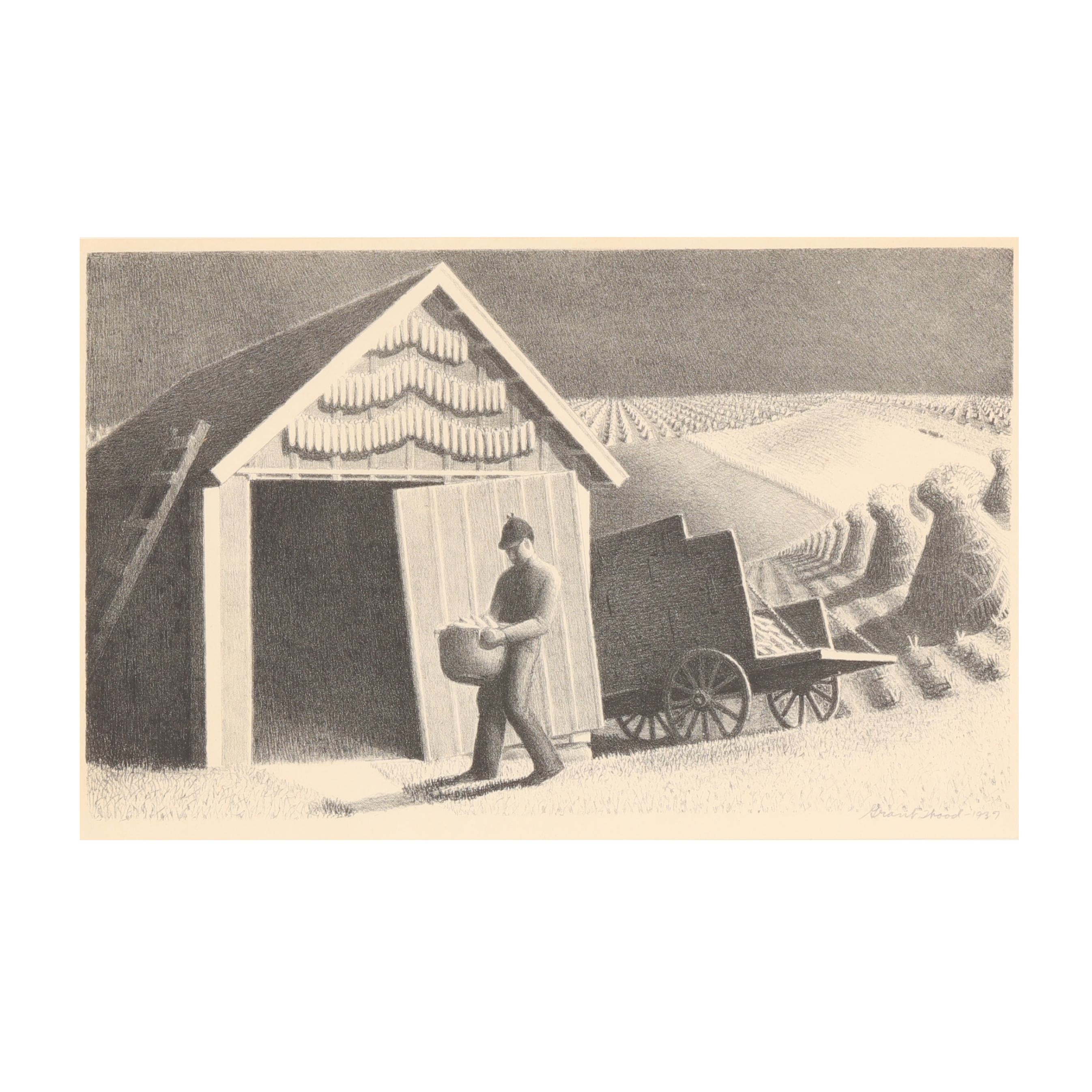 Grant Wood | Seed Time and Harvest (1937) | MutualArt