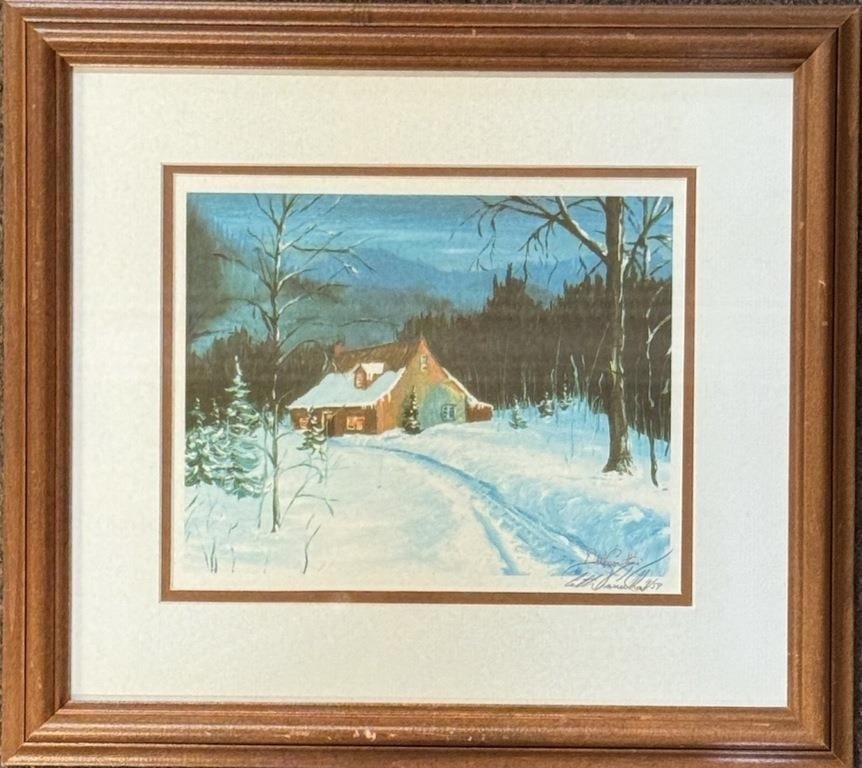 Dale Carruthers | GREAT DALE CARRUTHERS SIGNED PRINT | MutualArt