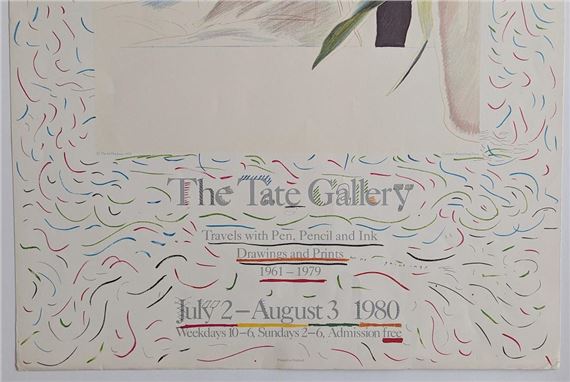 David Hockney | David Hockney Tate Gallery 1980 Original Poster Pop Art ...