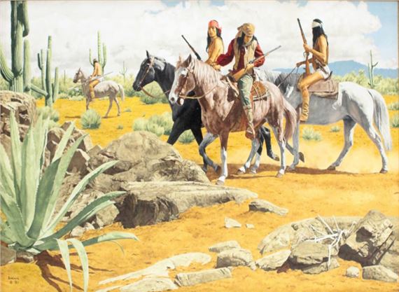 Stanley Borack | Apache Trackers (1981) | MutualArt