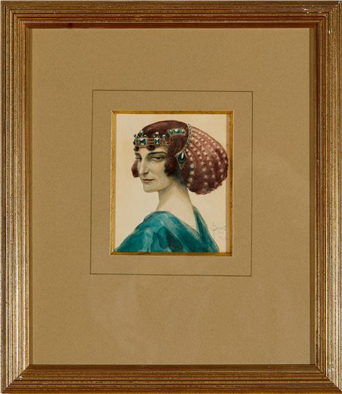 Sergey Sergeevich Solomko | Portrait of Ida Rubinstein as Salome (909 ...
