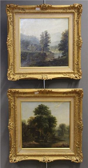 Robert Burrows | A pair of views of the river Orwell (1810 - 1883 ...