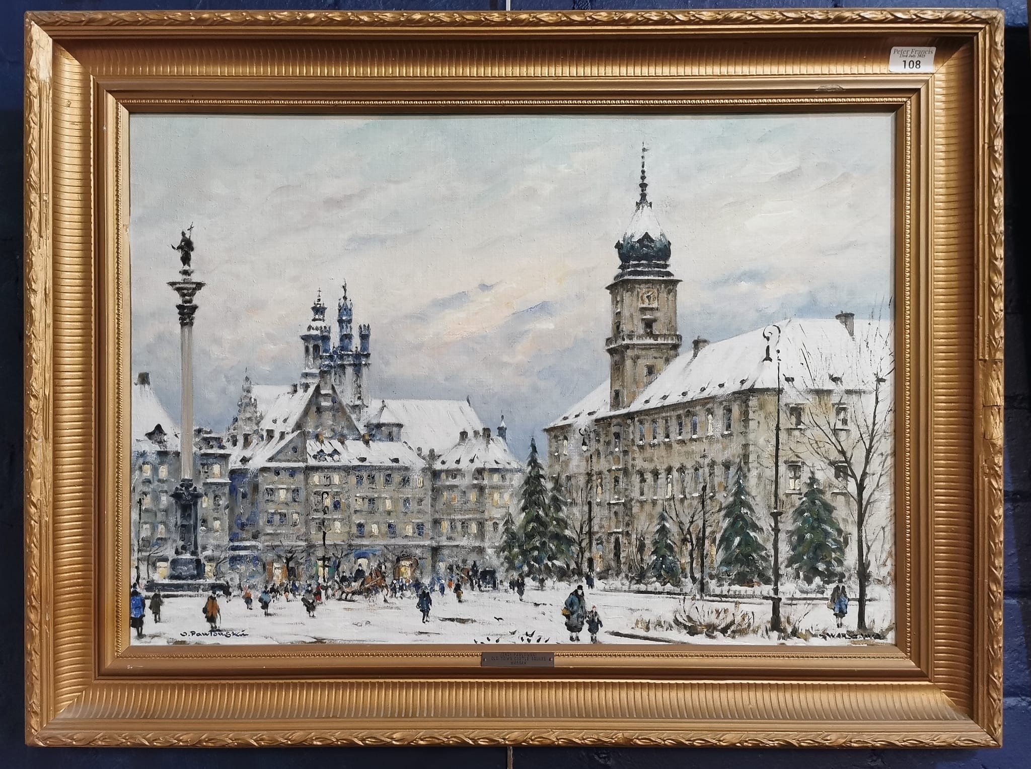 Jerzy Pawlowski | Old Town Castle Square Warsaw | MutualArt