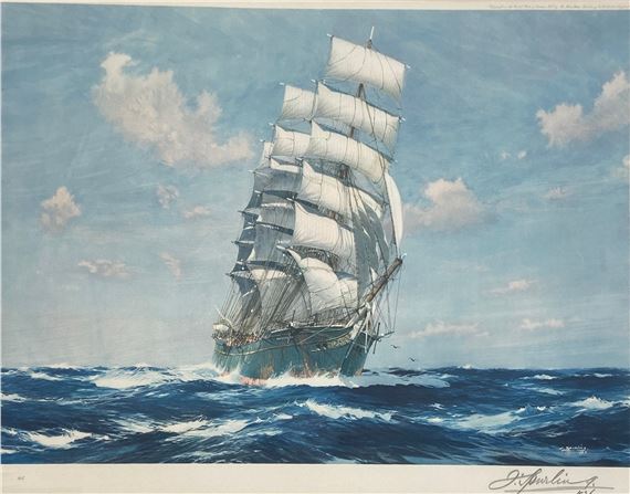 John Robert Charles Spurling | Under Sail (1927) | MutualArt