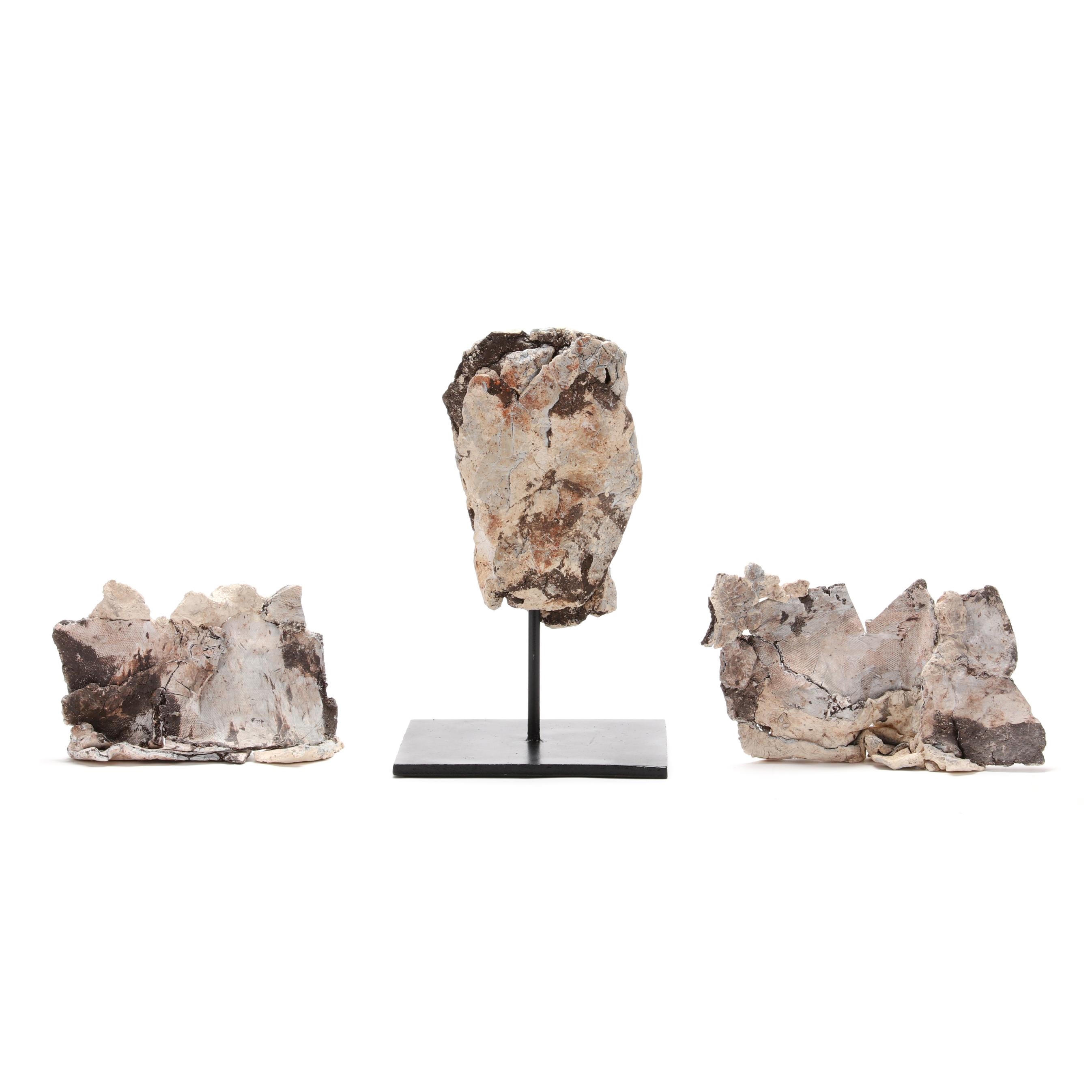 Ewen Henderson | Three Abstract Pottery Forms | MutualArt