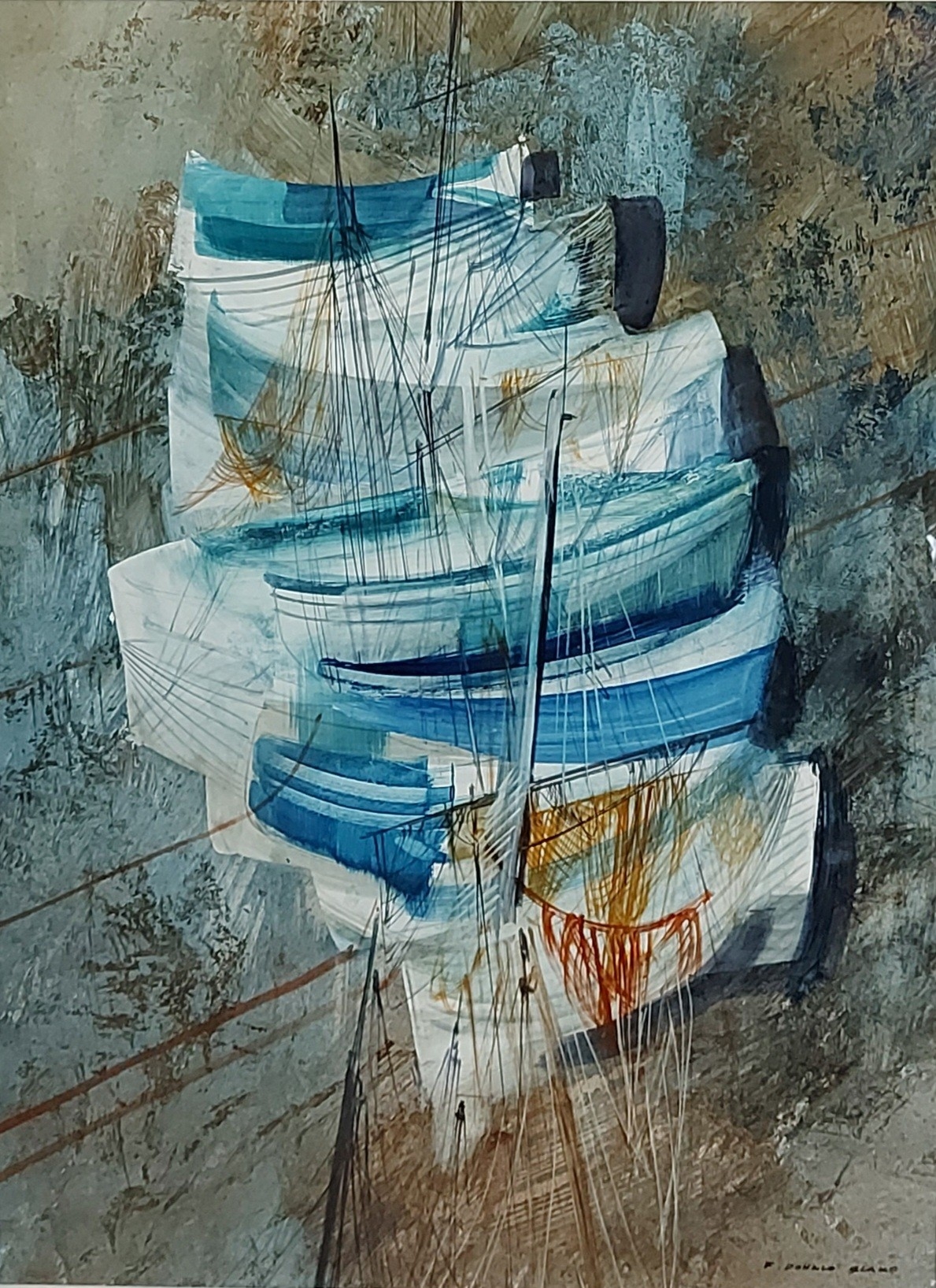 Fredrich Donald Blake | Group On Mud | MutualArt